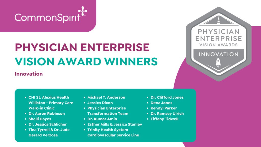 2022 Vision Award Winners - CommonSpirit Vision Awards